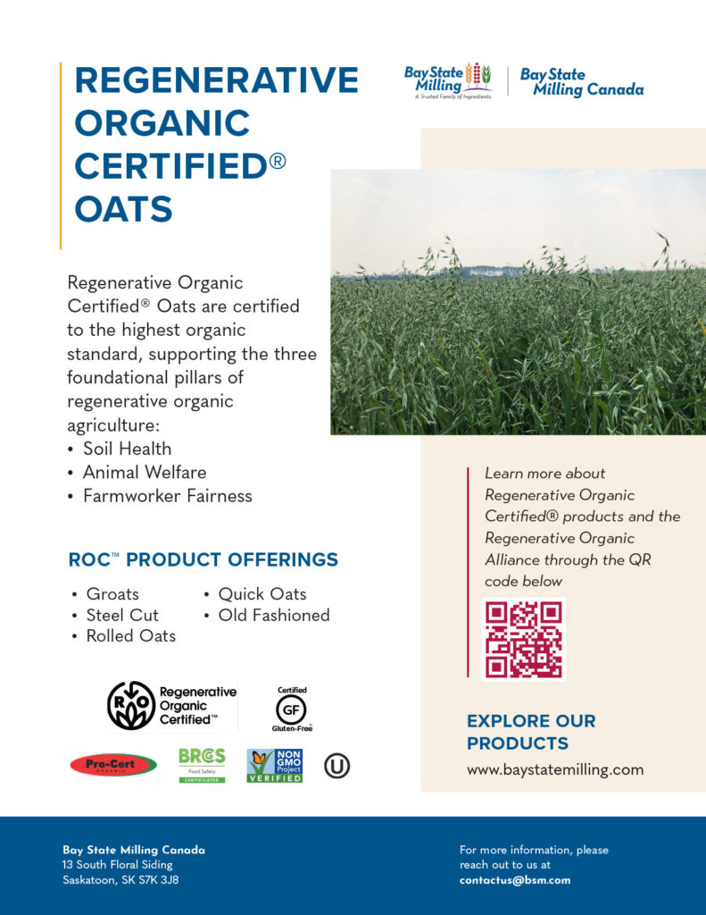 ROC Milled Oats Available for Sale - Regenerative Organic Certified